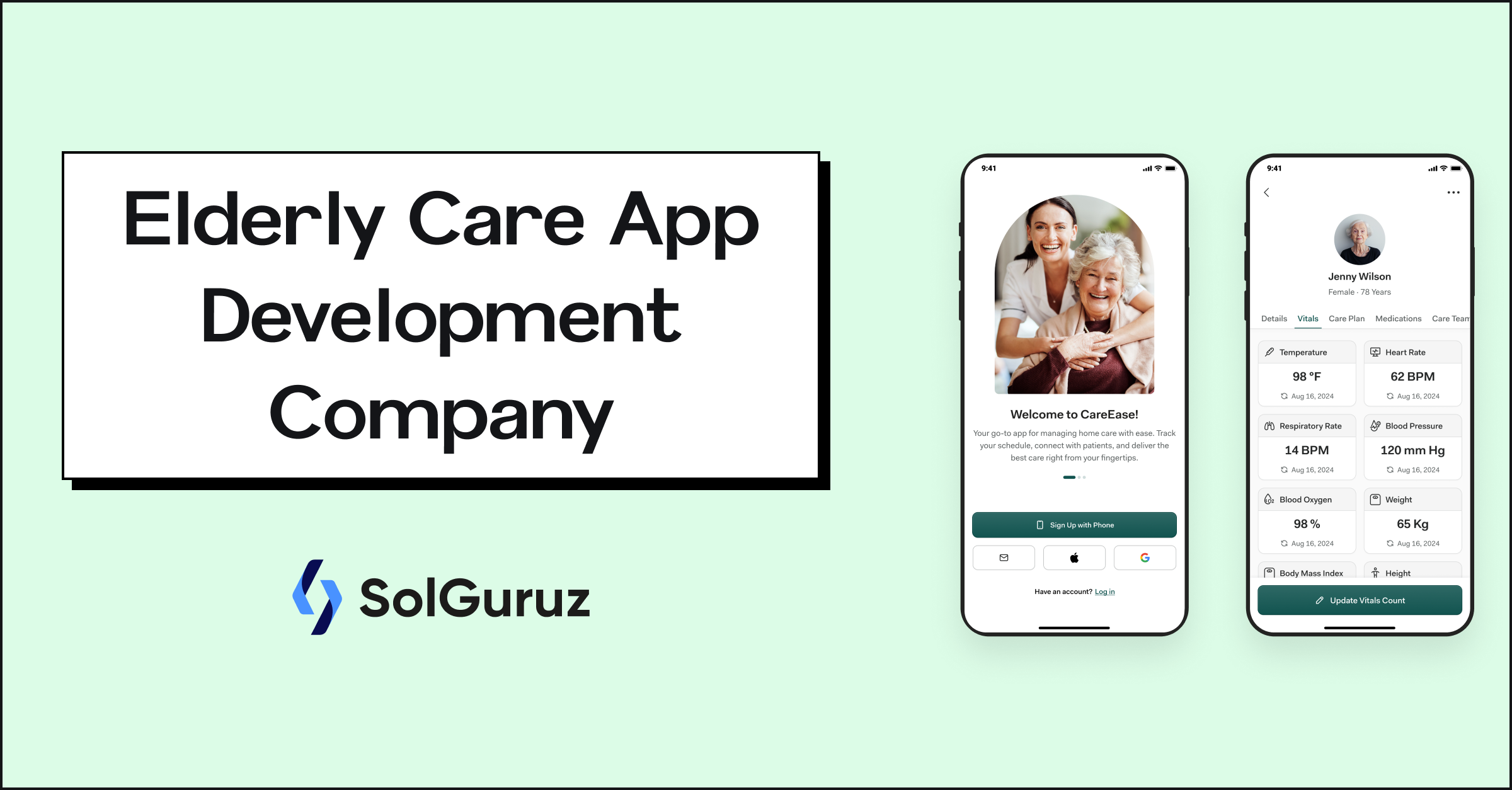 Elderly Care App Development Company | Senior Care App