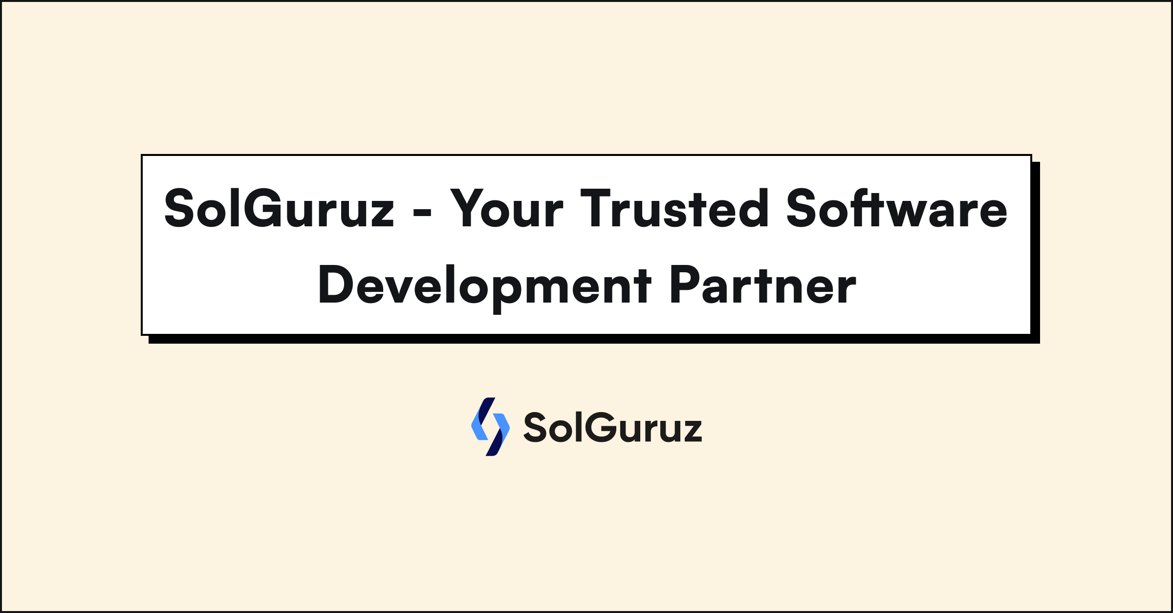 Software Development Partner | SolGuruz